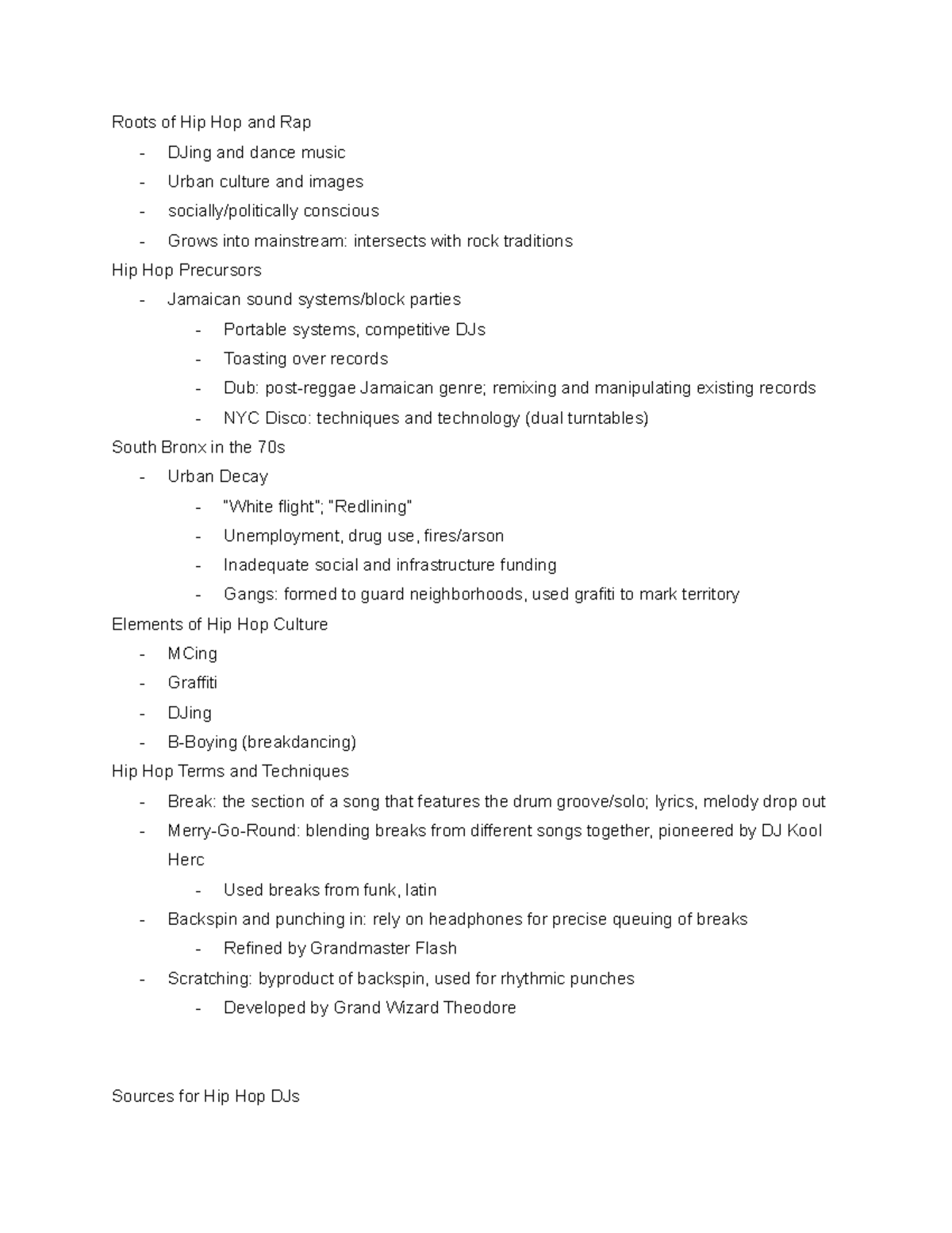 10.29 - Roots and Rise of Hip Hop - Roots of Hip Hop and Rap - DJing ...