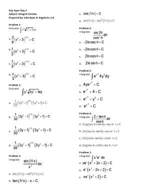 Basic CAL - BOX PETA - Integral Calculus - BASIC CALCULUS - PETA 1 GROUP 3 - 11 STEM L = 40cm W ...