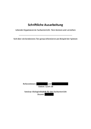 Ausarbeitung Abfall und Recycling Biologie - Warning: TT: undefined function: 32 Schriftliche ...