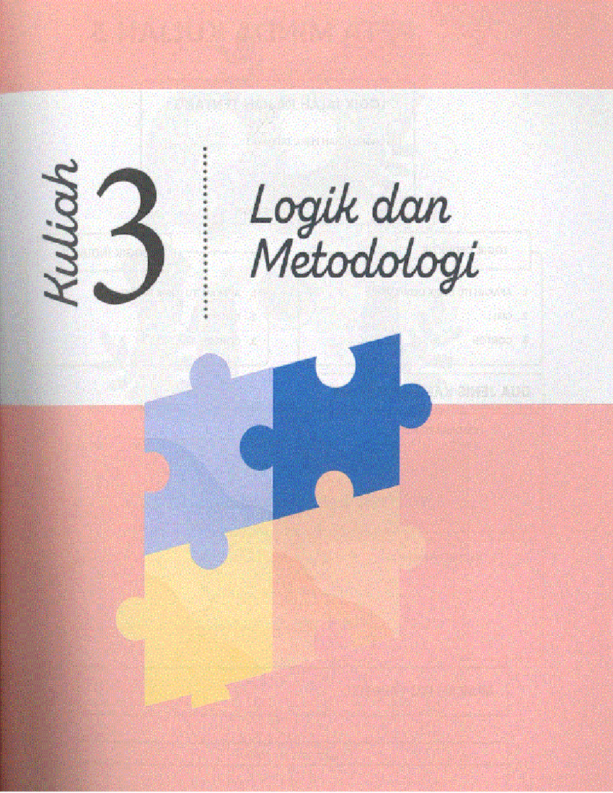 Kuliah 3 - Logik dan Metodologi - Falsafah Ilmu - ’ - Studocu