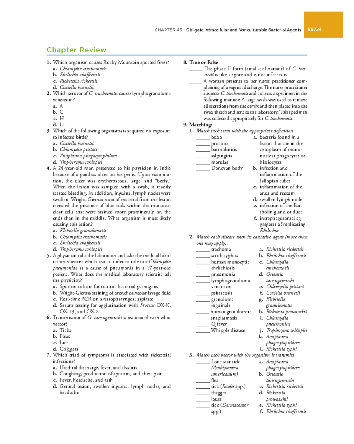 Chapter 043 Overview and General Laboratory Considerations - CHAPTER 43 ...