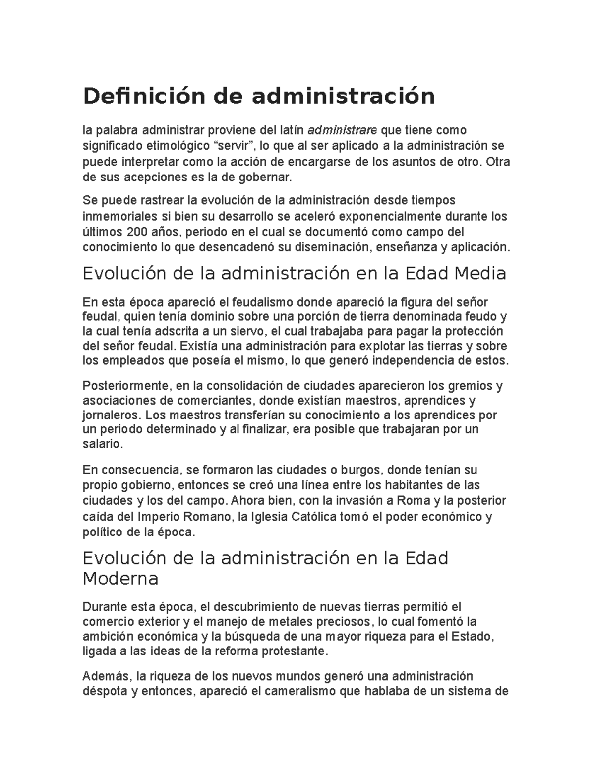Definición de administración - Definición de administración la palabra ...