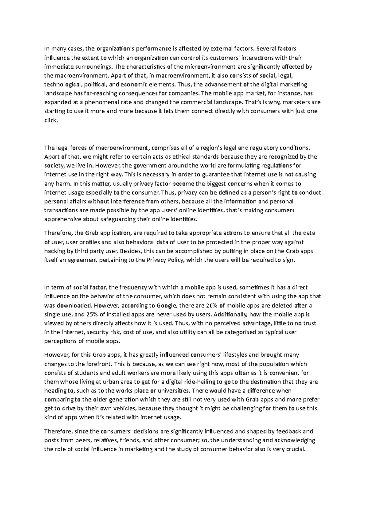 MKT558 - THE Impact OF Macroenvironment (Infographic) - In many cases ...