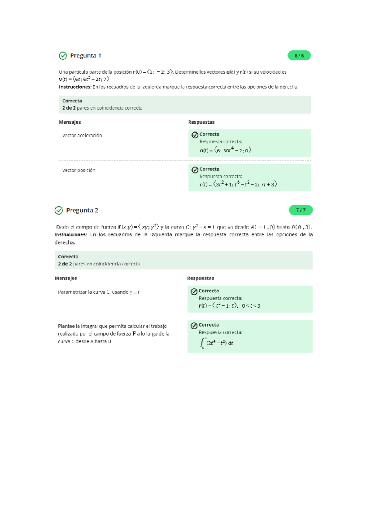 Control Virtual 3 - Cálculo 2 - Studocu