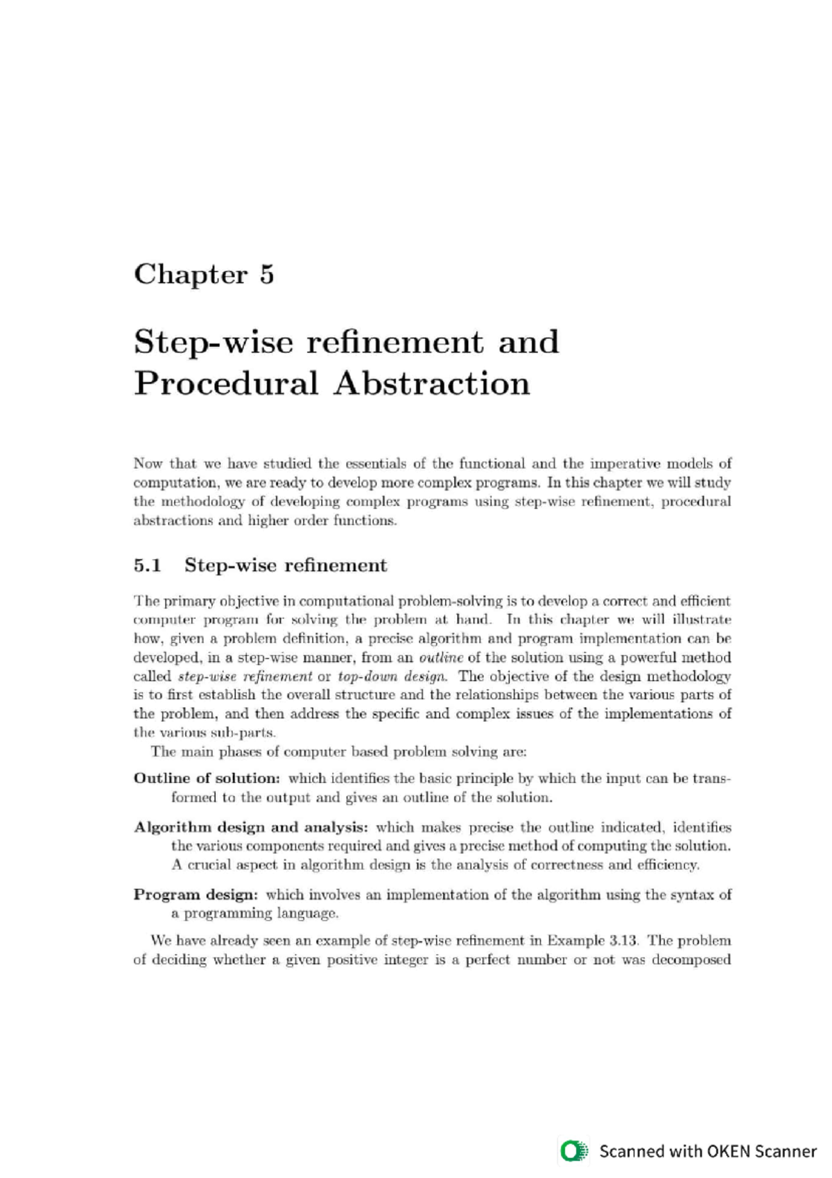 Step-Wise Refinement - Computer Science Engineering - Studocu