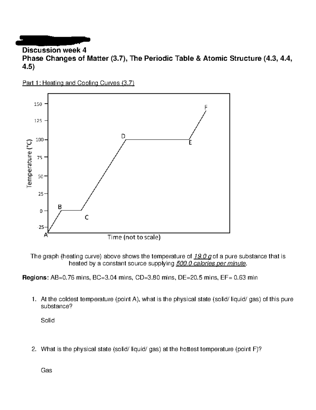 Discussion week 4 worksheet - Gretchen Larson Discussion week 4 Phase ...