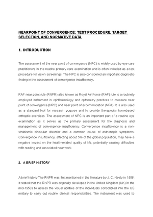 Assessment OF Visual Acuity[ 15] - ASSESSMENT OF VISUAL ACUITY AIMS AND ...