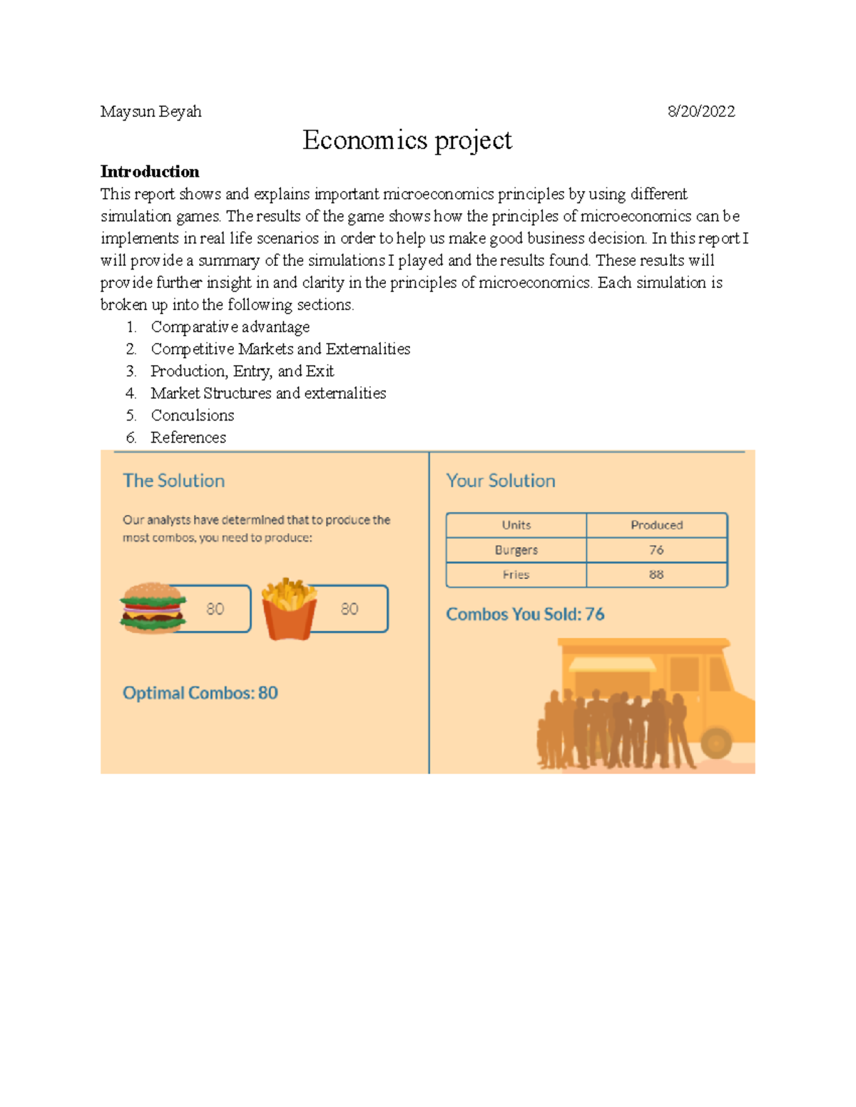 Economics project - Maysun Beyah 8/20/ Economics project Introduction ...