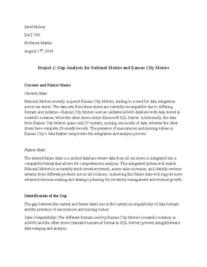 MAT 303 Project Two Summary Report Template - MAT 303 Project Two ...