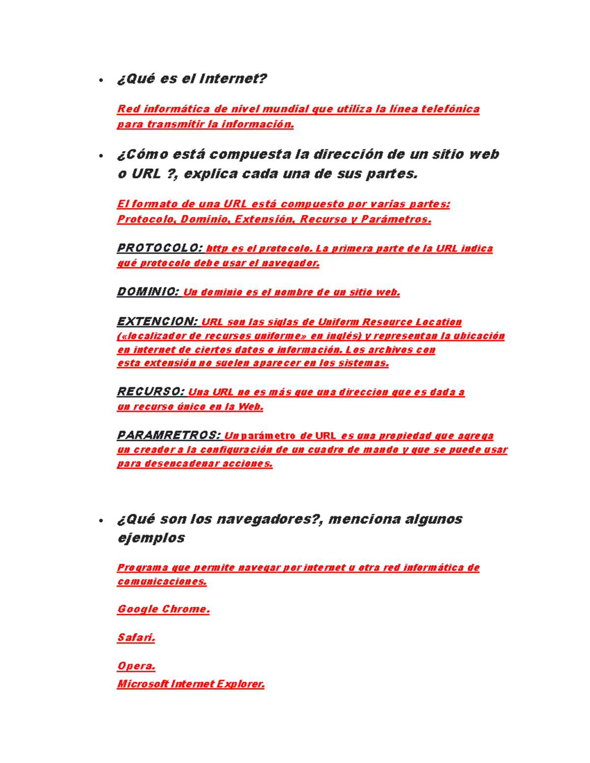 Investigar sobre Internet y sus recursos - SISTEMA DE INFORMACIÓN - UN ...
