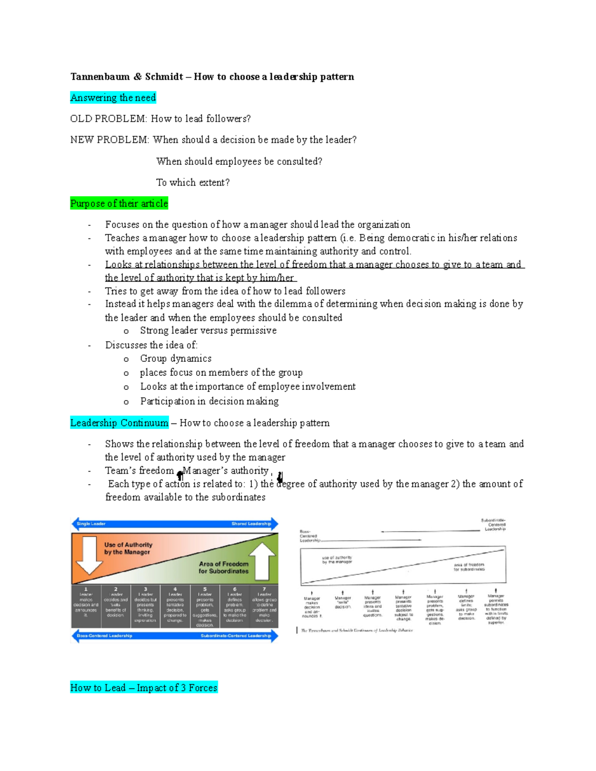 Tannenbaum and Schmidt - Tannenbaum & Schmidt – How to choose a ...