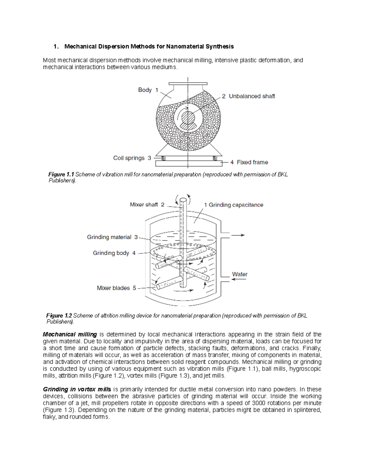 IM 26 Material Science and Engineering - Mechanical Dispersion Methods ...