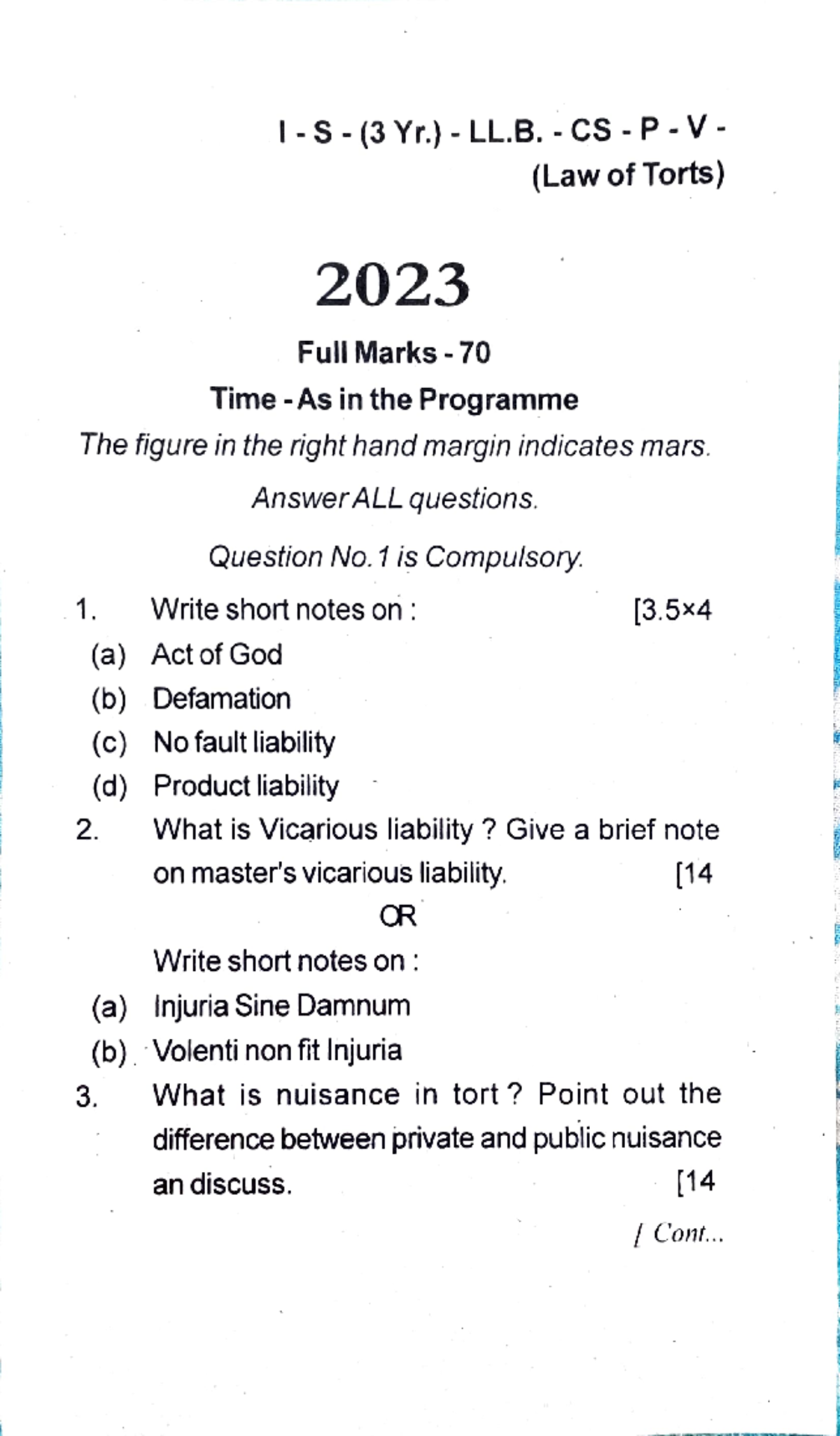 P-V 1st semester 2023 - 1. The figure in the right hand margin ...
