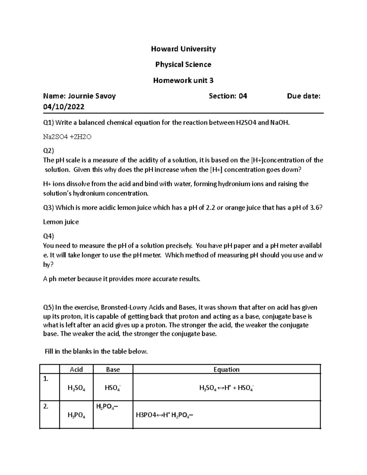 UTF-8''Homework%20unit4 - Howard University Physical Science Homework ...