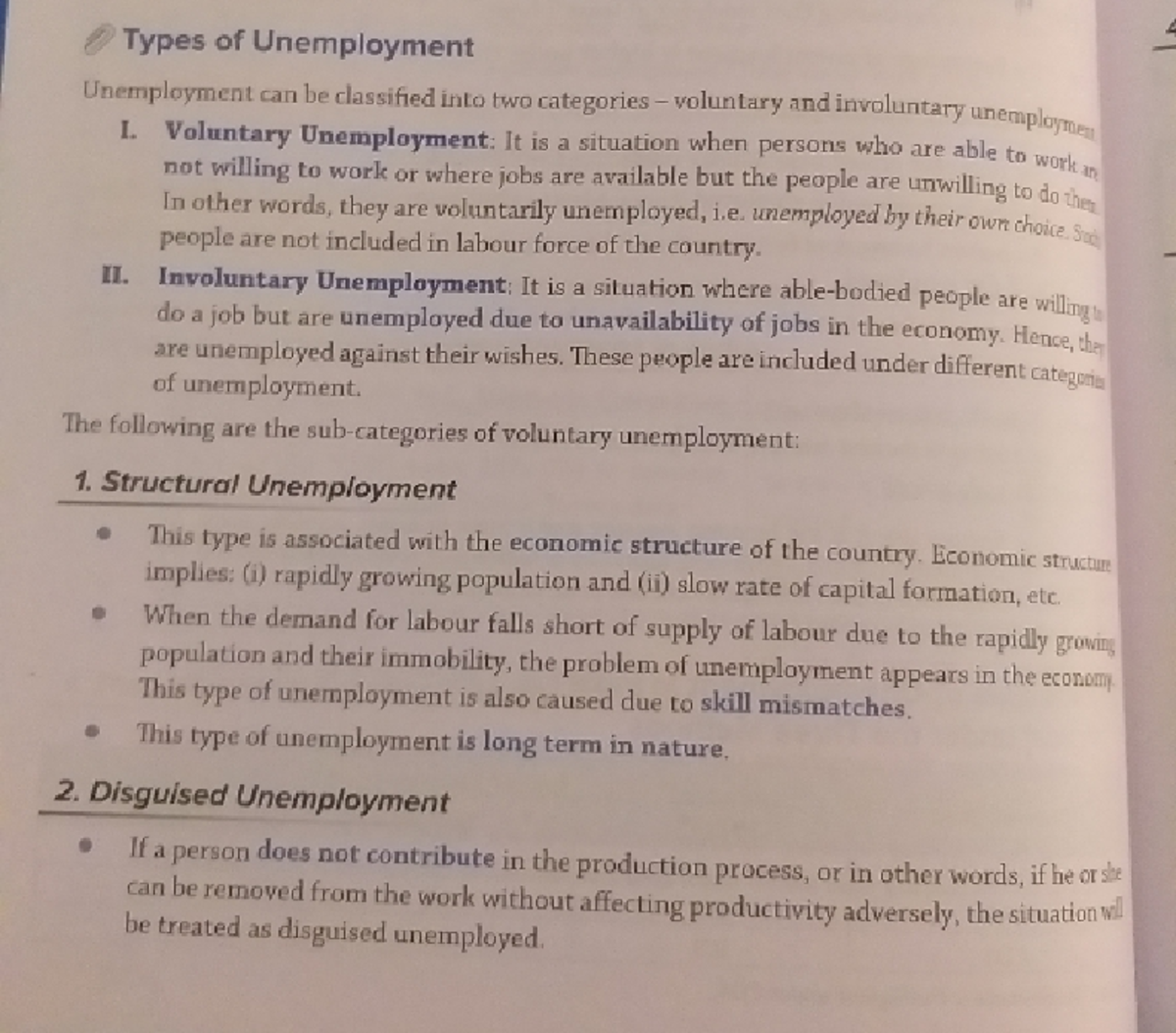 Types of Unemployment - BA Economics - Studocu