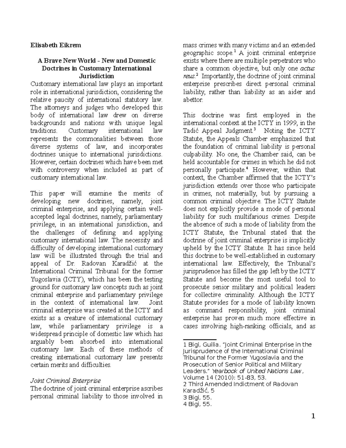 Eikram - Outlines - Elisabeth Eikrem A Brave New World - New and ...