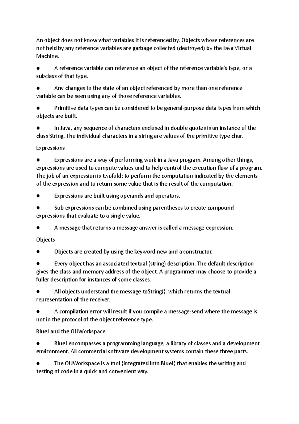 Unit 3 - summary - in depth notes on the units in the M250 module - An ...