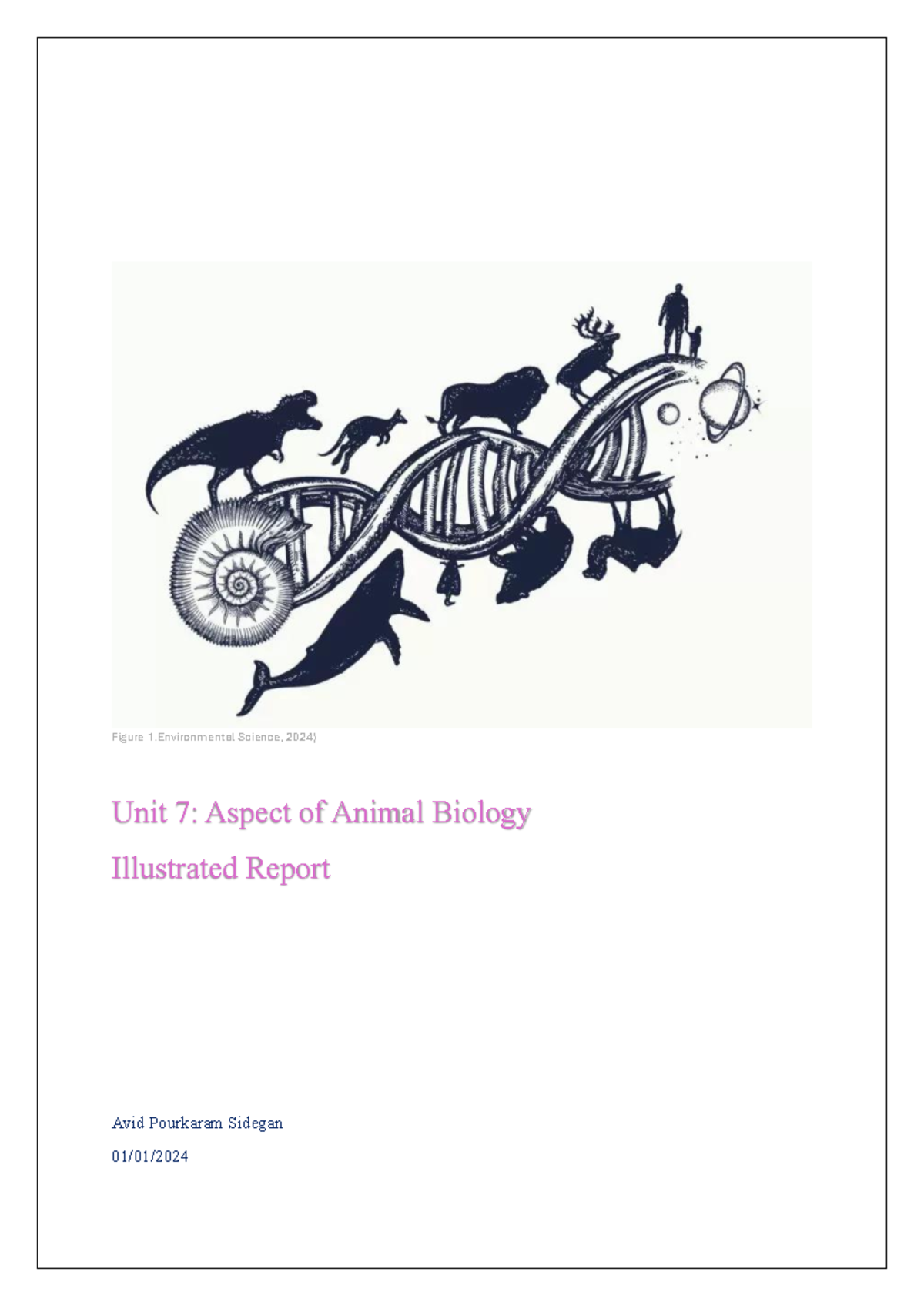 Revised.Aspects of Animals Biology Illustrated Report Avid pourkaram ...