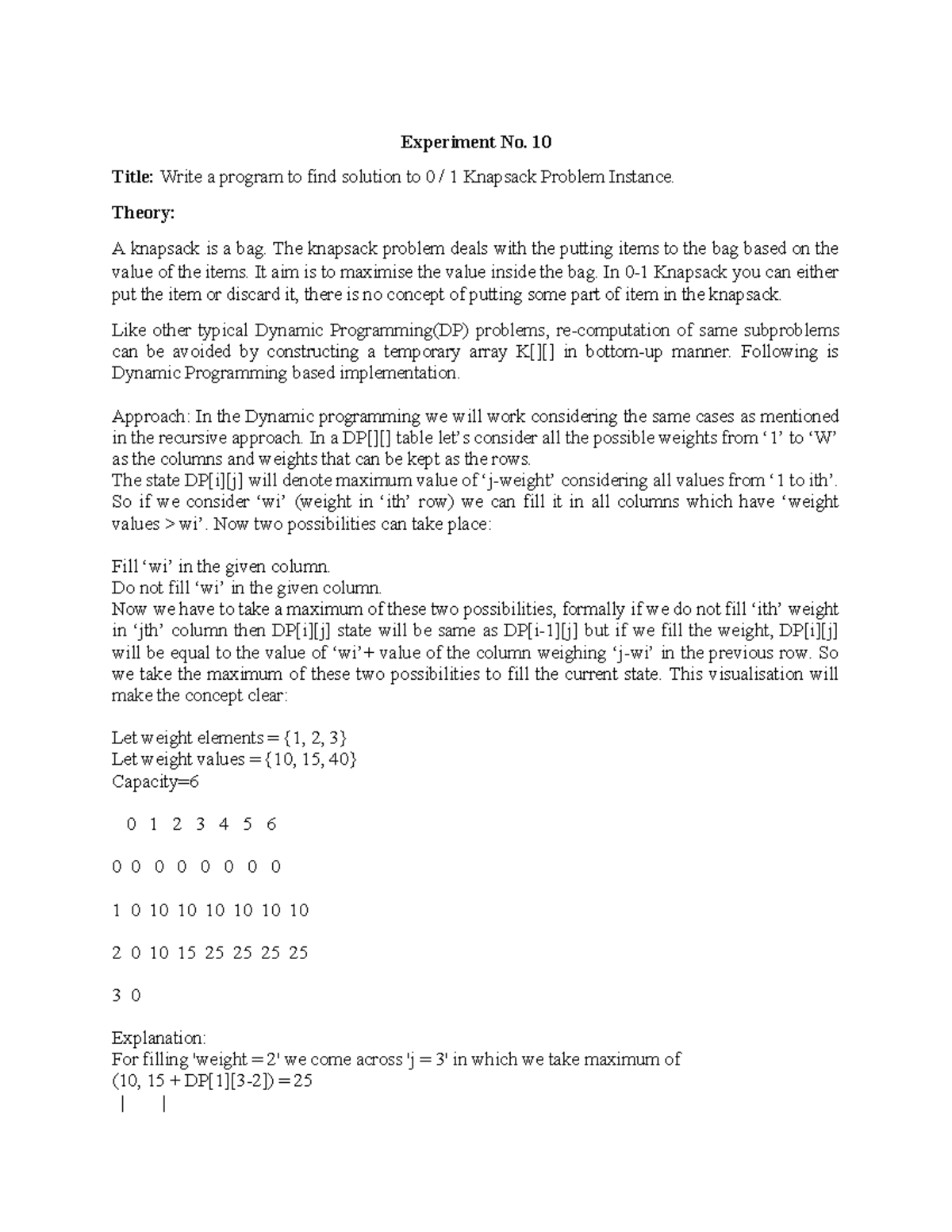 Experiment No 10 Ca Practical Experiment No 10 Title Write A 7781