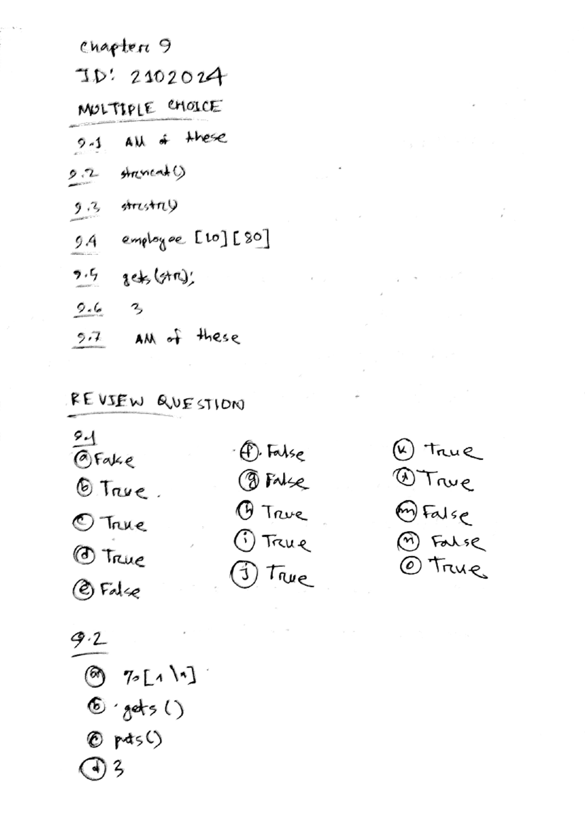 Chapter 9 - ansi c balaguruswamy - Computer and Information Technology ...