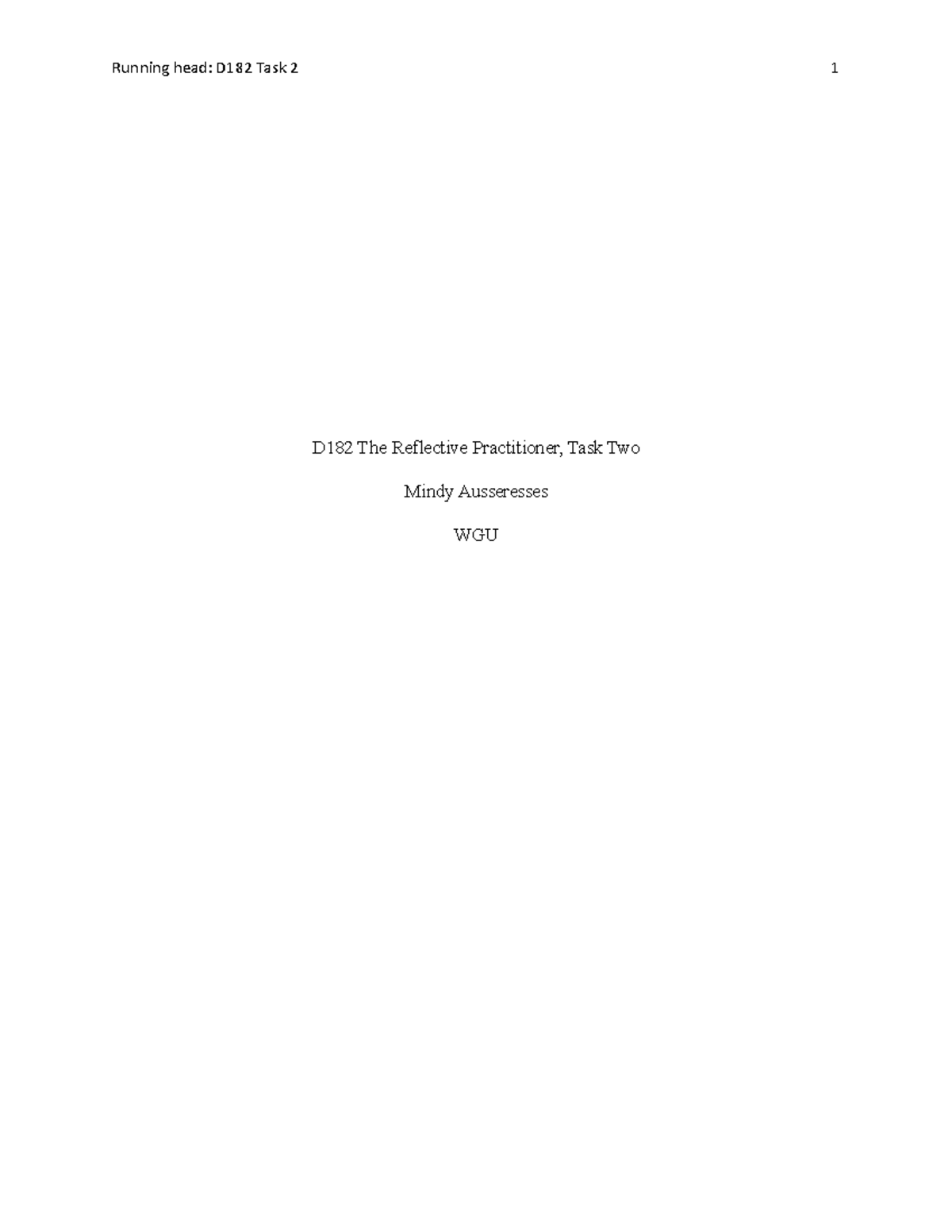 Task2 Final D182 - D183 task 2 - D183 - WGU - Studocu