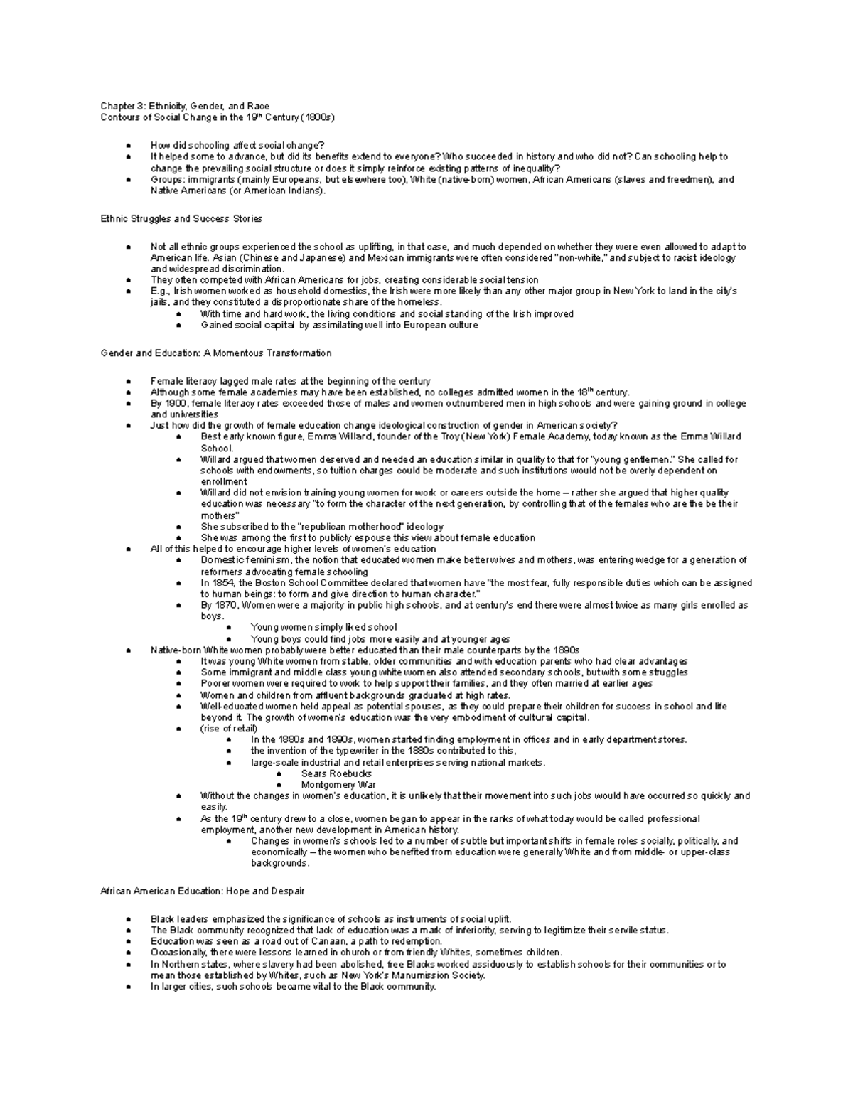 Quiz 2 Review - ISS 210 - Quiz 2 Study Guide - Chapter 3: Ethnicity ...