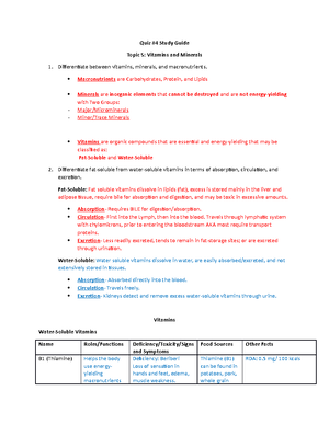 Topic 3 study guide cwv - Topic 3 Study Guide This topic study guide is ...