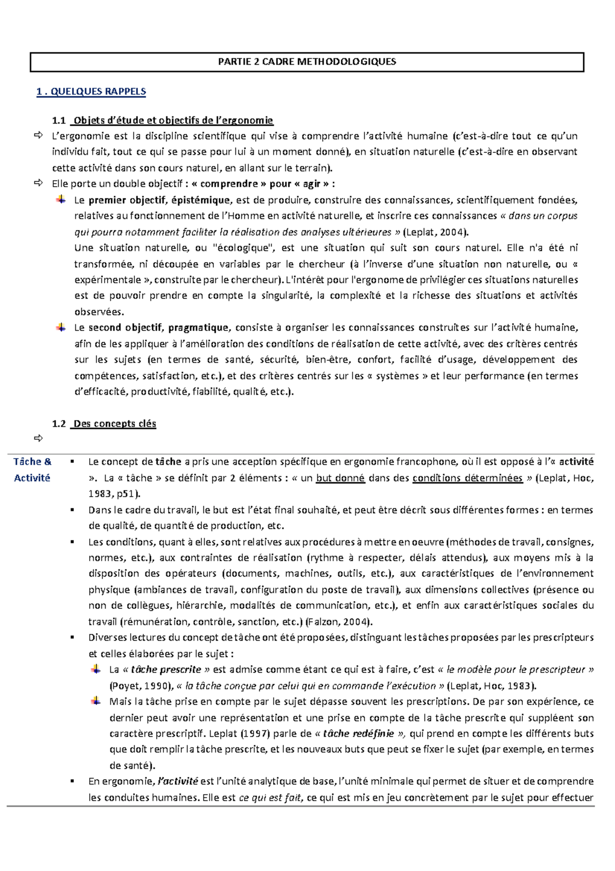 Fiche Partie 2 Analyse Activite NOW - PARTIE 2 CADRE METHODOLOGIQUES 1 ...