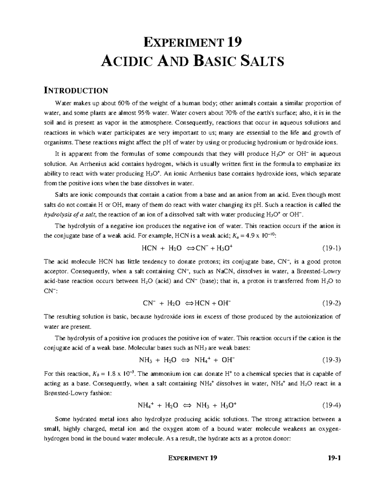 UX GL19 Lab doc - EXPERIMENT 19 19- EXPERIMENT 19 ACIDIC AND BASIC ...