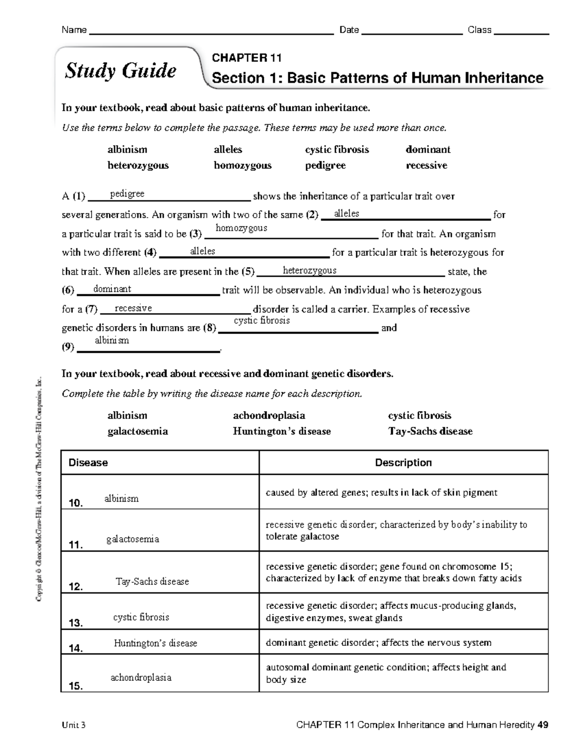 Kami Export - Alexzander Santiago - Study Guide Complex inheritance and ...