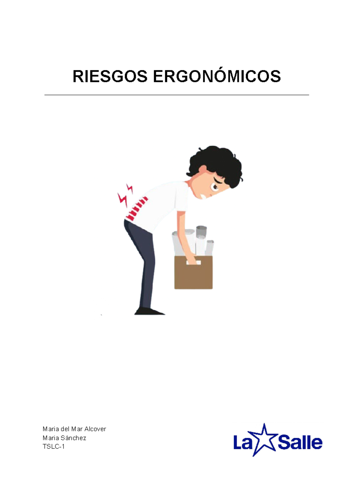 Doc Riesgo Ergonómico Lab Riesgos Ergonómicos Maria Del Mar Alcover