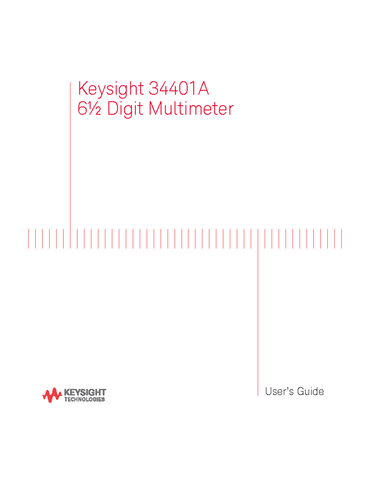 34401 - especificaciones de multimetros 6 digitos y 1/2 - Keysight ...
