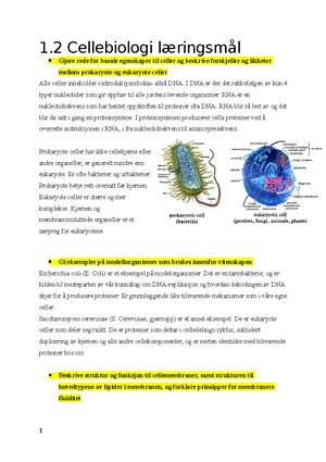 1.2 Kroppens organsystemer - funksjonell anatomi - 1 .2 Kroppens ...