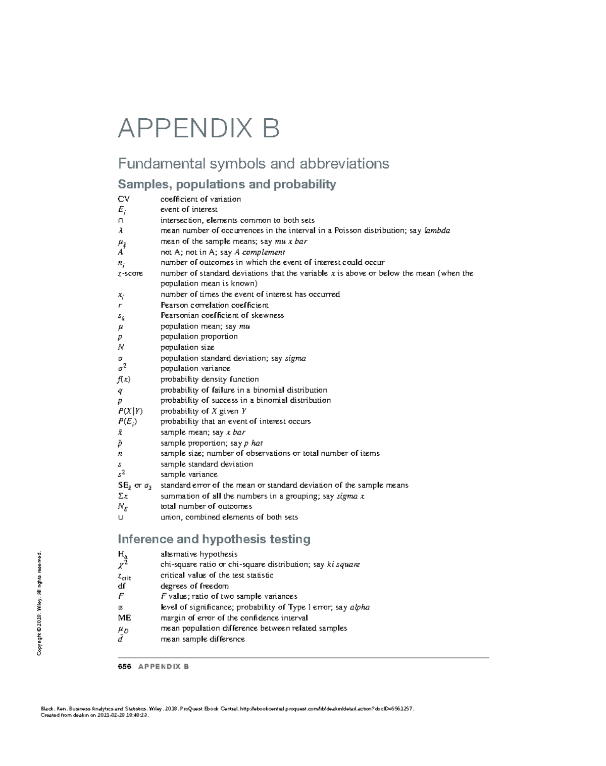 (Appendix B) - Appendic - APPENDIX B Fundamental symbols and ...