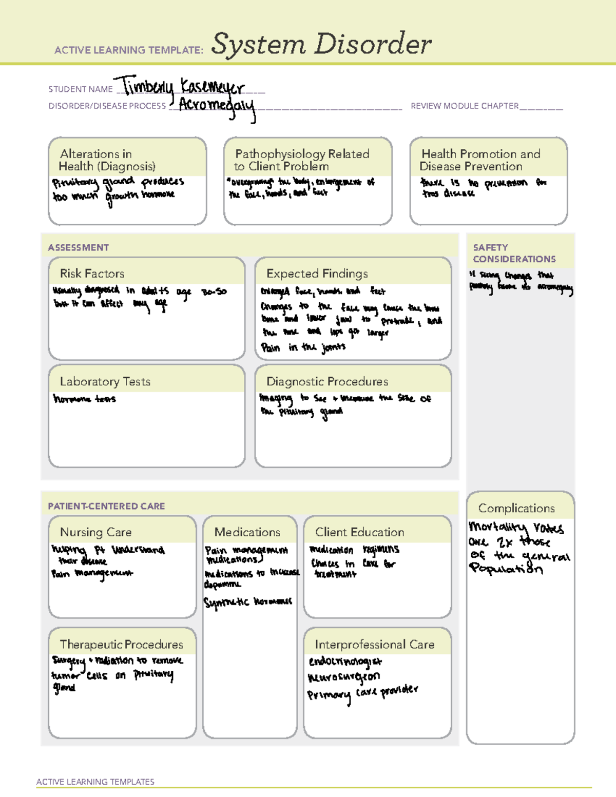 Acromegaly - ati med template - ####### ACTIVE LEARNING TEMPLATES ...