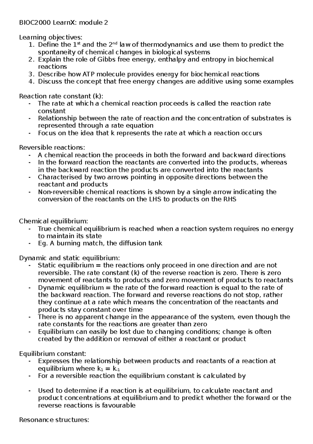 BIOC2000 Learn X - module 2 - BIOC2000 LearnX: module 2 Learning ...