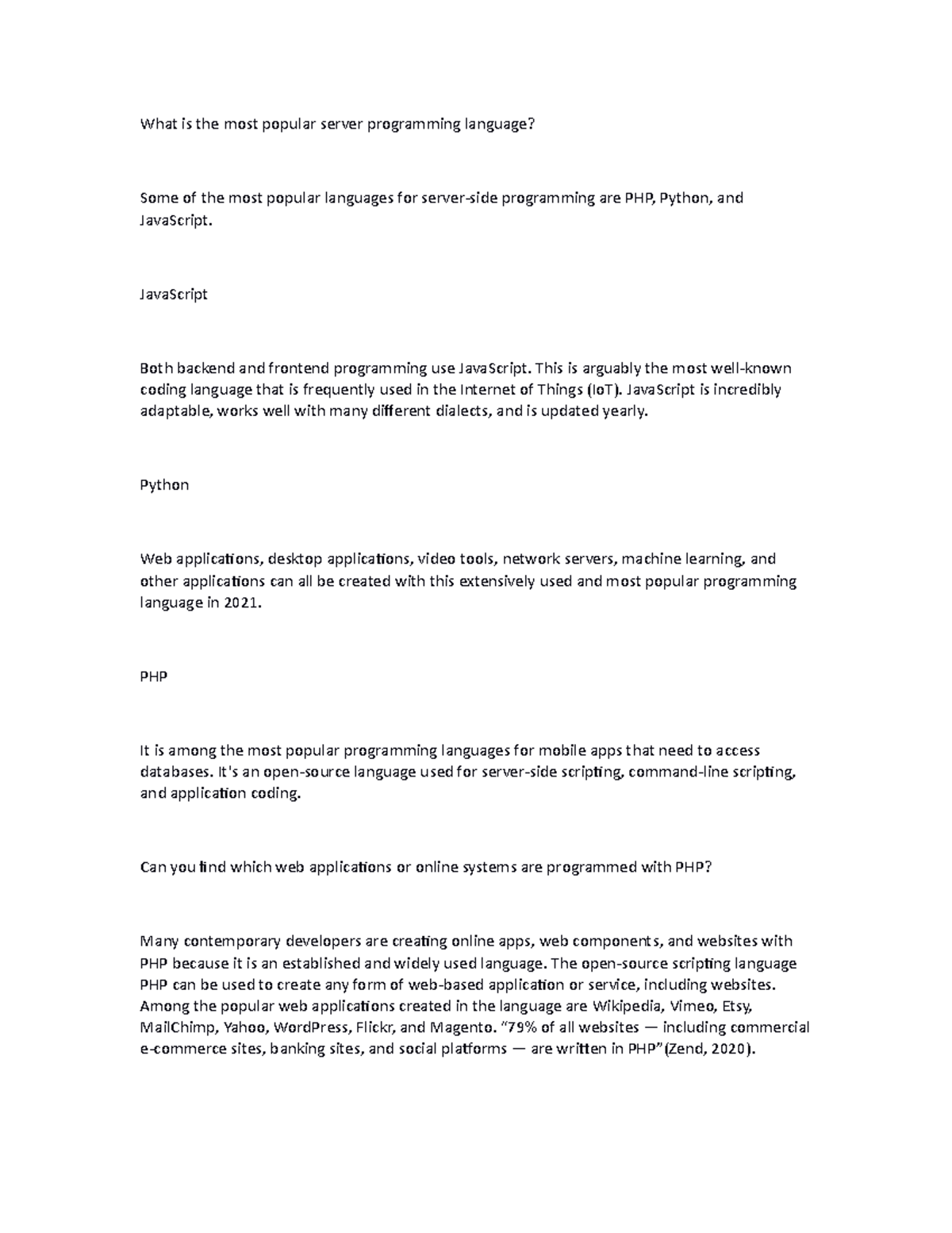 Discussion-4-2 - Discussion-4-2 solution - What is the most popular ...