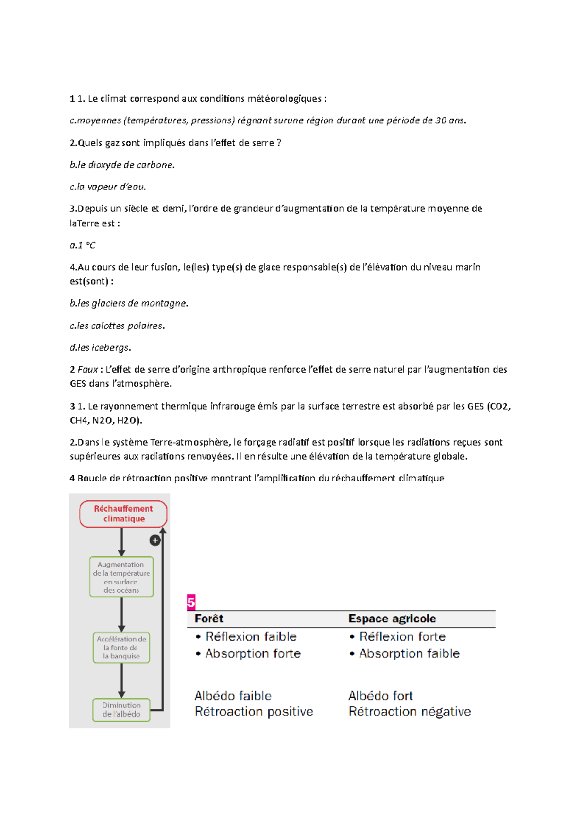 Correction ch2 physique - 1 1. Le climat correspond aux conditions ...
