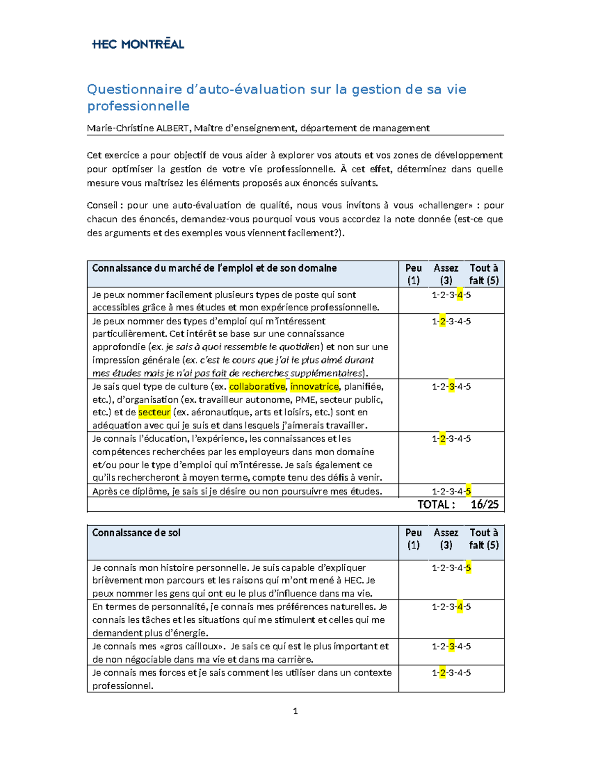 GVP 1 Introduction Questionnaire - Questionnaire d’auto-évaluation sur ...