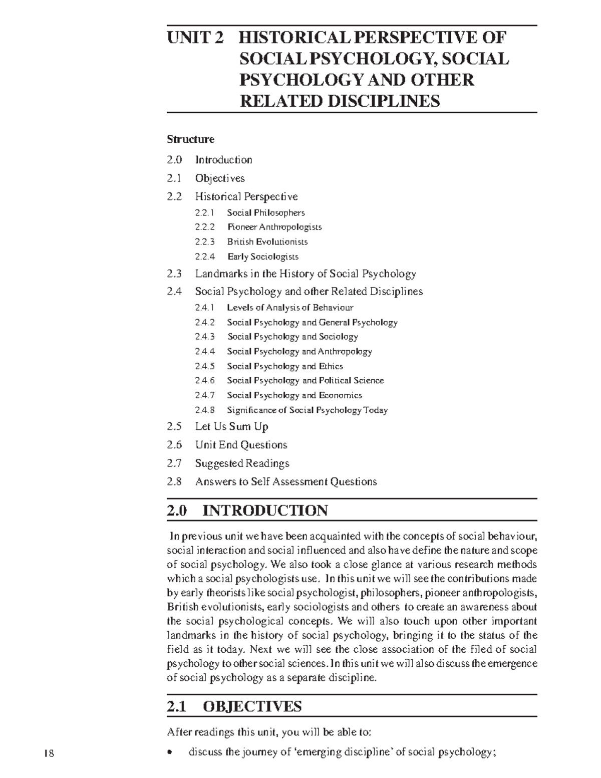 Unit-2 History of Social Psychology, Introduction - Introduction to ...
