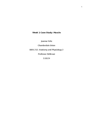 Week 7 case study-jojo - case study - Week 7 Case Study: Joints Joanna ...