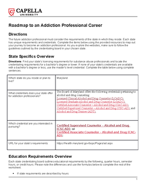 Cf week 2 assignment (1) addictions class - What's Wrong, A Short Assessment Assessment Case ...