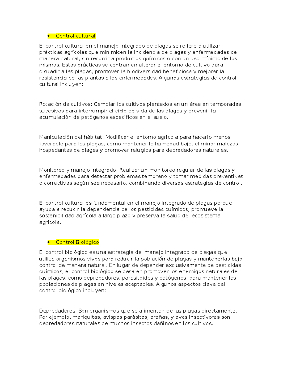 Desarrollo ACT individual - Control cultural El control cultural en el ...