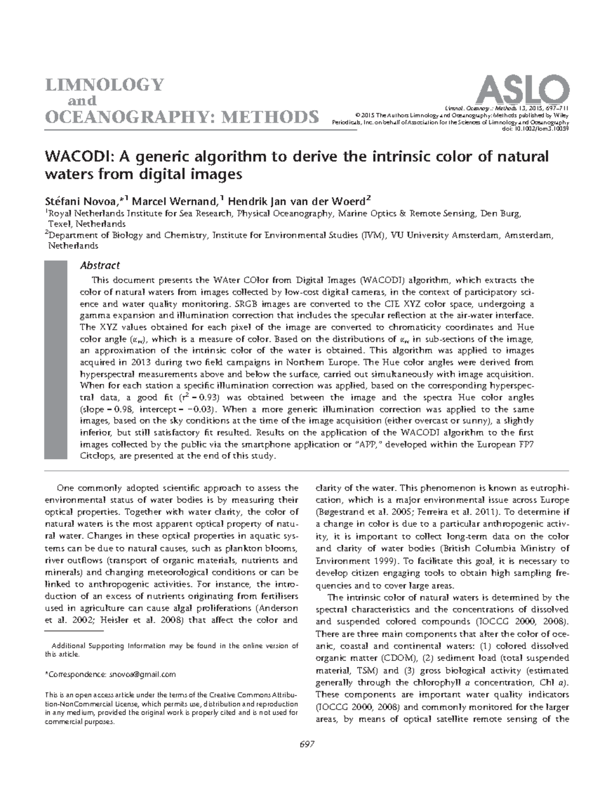 Novoa et al-2015-Limnology and Oceanography%3A Methods - WACODI: A ...