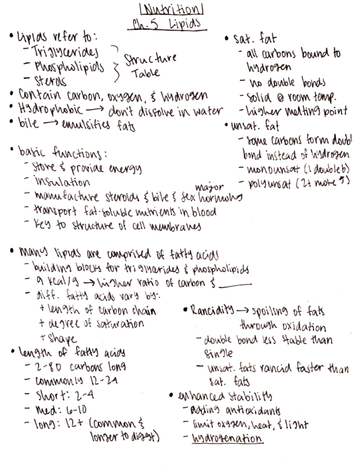 Ch. 5 Lipids - Professor Michael Rhone - Phospholipids 3 Table sterols ...