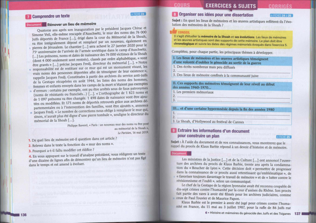 Hggsp sujet - COURS EXERCICES SUJETS CORRIGÉS FICHE 24 7 Comprendre un ...