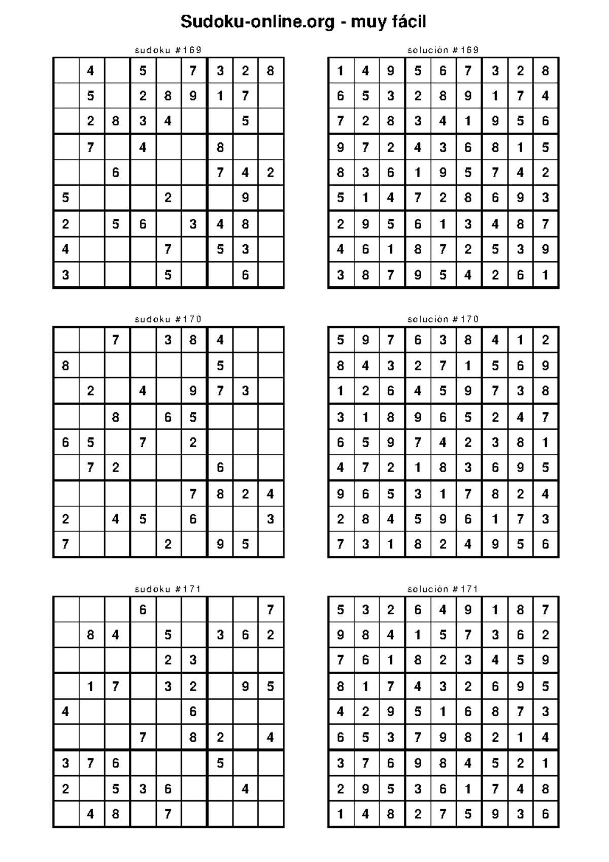 Sudokus muyfacil 8 - sud - sudoku # - solución # - sudoku # - solución ...