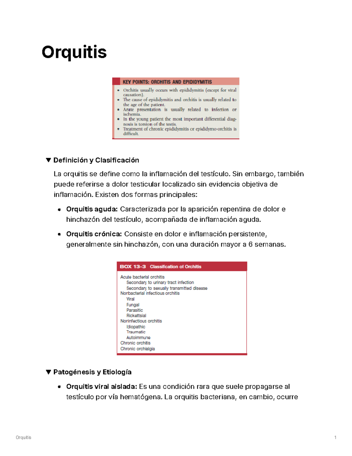 Orquitis - Resumen Campbell-Walsh. Urologia - Orquitis Definición y ...