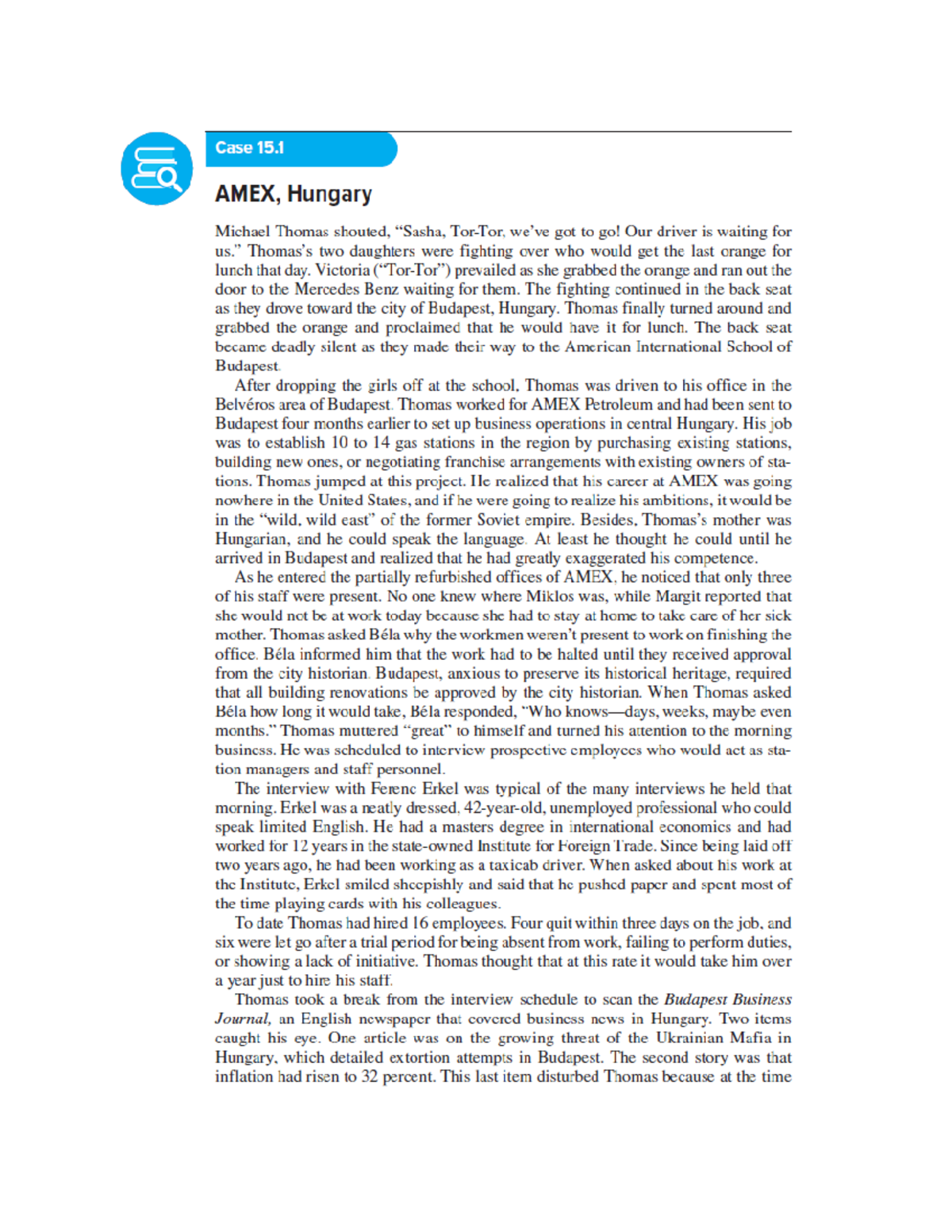 Amex Hungary Case Study - ACCT 308 - Studocu