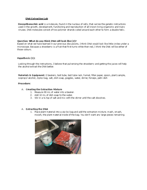 Lab 1 (sep 29) - Beet root Lab report - Names ...